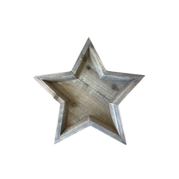 Star Shaped Wood Tray, Small – Waiting On Martha