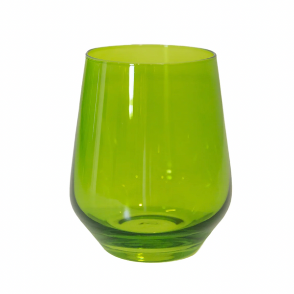Estelle Forest Green Stemless Wine Glasses – Waiting On Martha