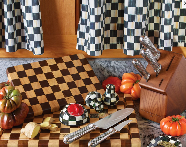 Mackenzie Childs Courtly Check Chop Board – Waiting On Martha