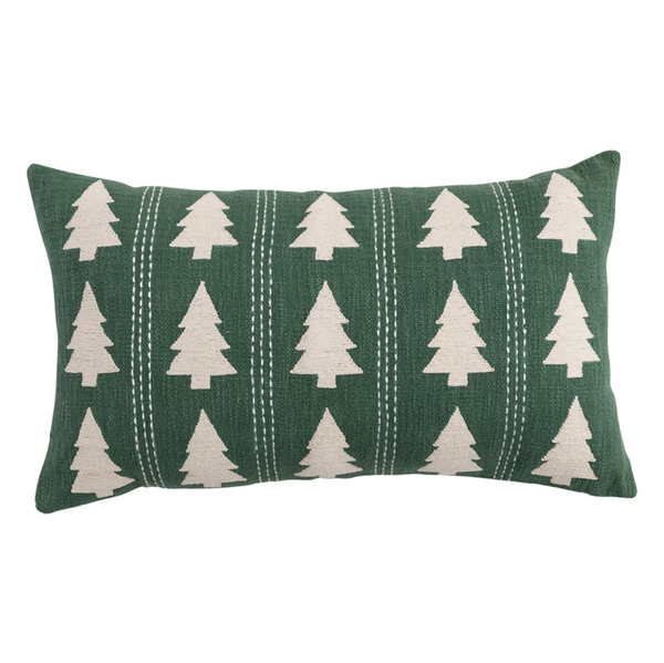 Embroidered Tree Pillow – Waiting On Martha