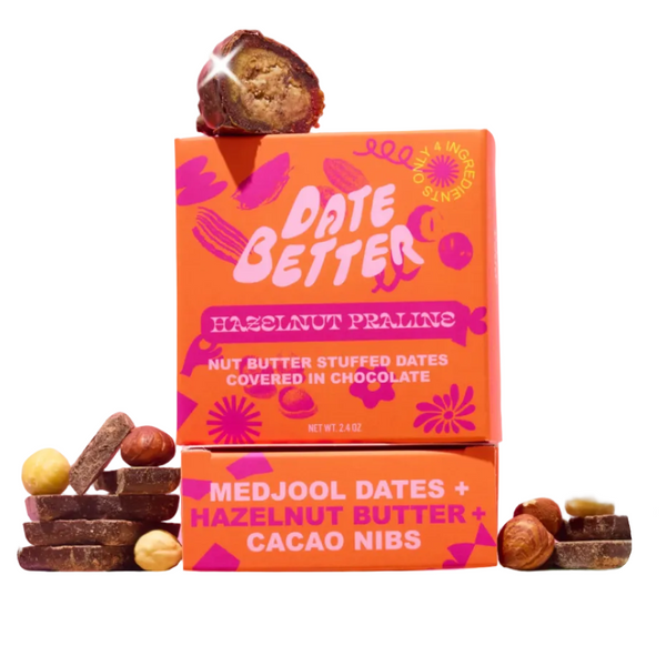 Hazelnut Praline Chocolate Covered Dates – Waiting On Martha