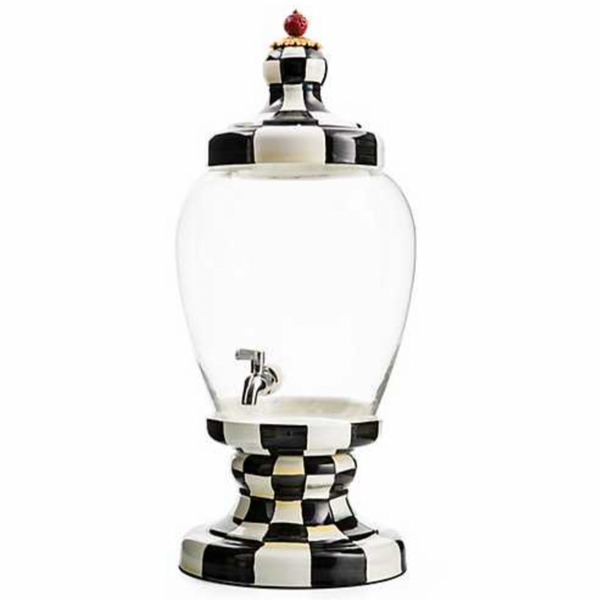 MacKenzie Childs Courtly Check Enamel Beverage Hostess – Waiting On Martha